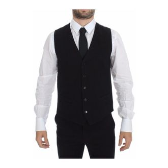 Dolce & Gabbana Suit Vests - - Suits - Herren - Schwarzk - XS