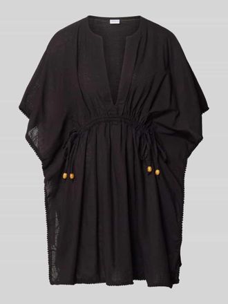 Jake*s Casual Kaftan aus Baumwolle mit V-Ausschnitt