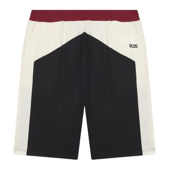 GCDS Color-Block Track Shorts - - Shorts - Herren - Schwarzk - 2XL