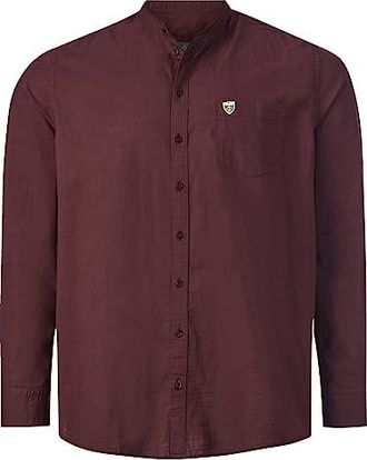 Charles Colby Homme Chemise Duke Tancred Rouge Foncé, 7XL (XXXXXXXL) - 55/56
