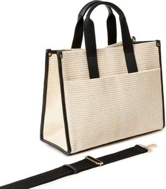 Au Printemps Paris Grand sac cabas en paille