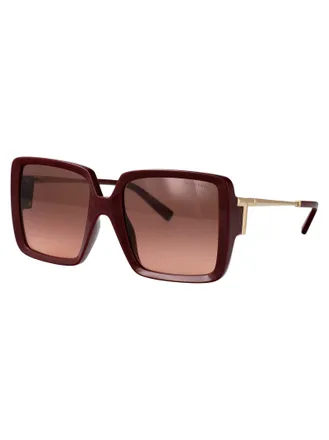 Tiffany & Co. Womens Sunglasses Burgundy Injected
