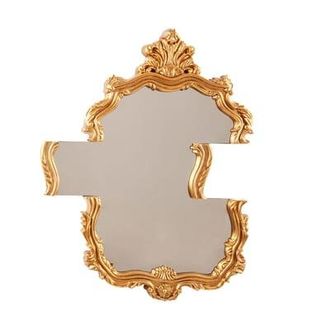 Seletti Miroir mural Miroirs - Or - MDF - Designer Giampiero Romano