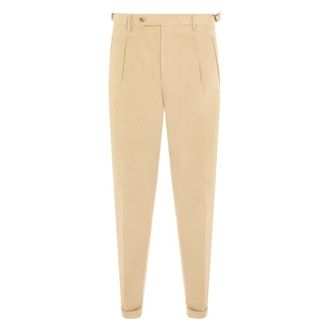 Berwich Retrolong Hose - - Trousers - Herren - Beige - S