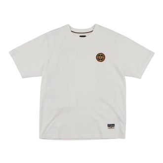 Evisu T-shirt Wave & Whale Daicock - Homme - Tops - Blanc - Taille: 2XL