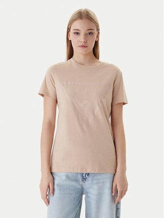 Guess T-Shirt V2YI07 K8HM0 Beige Regular Fit