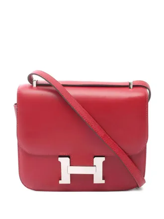 Herm&egrave;s mini sac &agrave; bandouli&egrave;re Constance III (2017) - Rouge