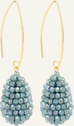 Lott. Gioielli Lott.Gioielli Ohrh&auml;nger Amy Cone S Teal Blue By Glambou gold