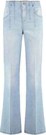 Victoria Beckham Femme, Jeans, Bleu, Taille: W28 Jean &Eacute;vas&eacute; Taille Haute