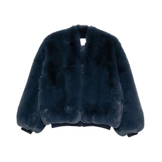 Frankie Shop Faux Fur & Shearling Jackets - - Jackets - Damen - Blau - S