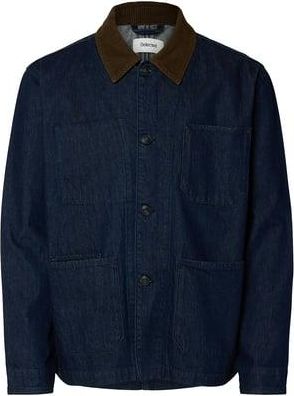 Selected Veste &agrave; col c&ocirc;tel&eacute; en coton