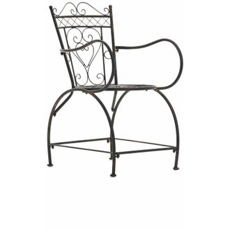 Clp Chaise de jardin robuste avec design arrondi dans diff&eacute;rentes couleurs colore : Bronze