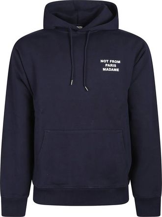 Dr&ocirc;le de Monsieur Homme, Sweatshirts et sweats &agrave; capuche, Bleu, Taille: L SweaT-shirt cool avec slogan accrocheur