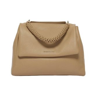 Orciani Sveva Sense Scooby Medium Shoulder Bag - Femme - Sacs - Brun - Taille: ONE Size