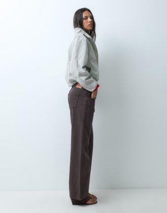 Levi's jean ample superlow en denim marron fonc&eacute;