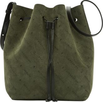 Liebeskind Liebeskind Berlin Bucketbag M MONOGRAM Suede forest