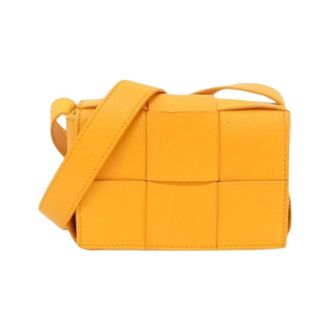 Bottega Veneta Pre-owned Lamb Shoulder Bag - - Pre-owned - Damen - Orange - ONE SIZE