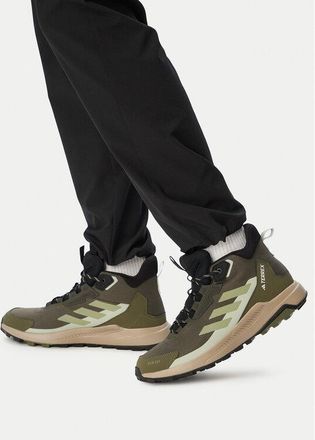 adidas Trekkingschuhe Terrex Anylander Mid Rain.Rdy Hiking Shoes JR6594 Braun