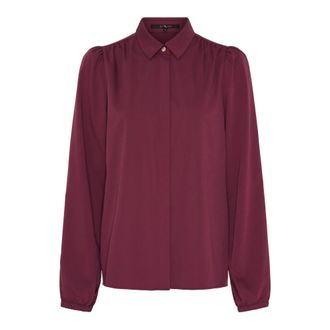 BTF-CPH Btfcph - Chemise &eacute;l&eacute;gante en m&eacute;lange de bambou - Femme - Blouses et Chemises - Brun - Taille: 36 FR