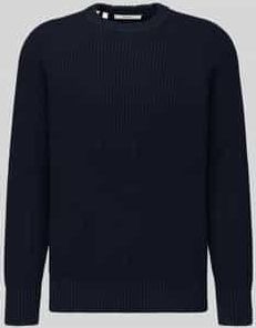 Selected Regular Fit Pullover aus reiner Baumwolle Modell BRAUN
