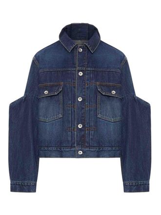 sacai Veste En Jean - Bleu