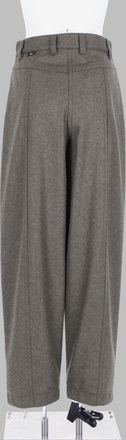 Moncler Virgin Wool Loden Trousers - Green