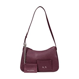 A|X Armani Exchange Femme, Sacs, Rouge, Taille: ONE Size Sac &agrave; main avec fermeture &eacute;clair et poches int&eacute;rieures