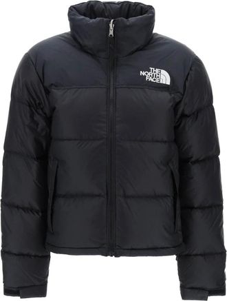 The North Face Ripstop Nylon Nuptse Cropped Down Jacket - - Jackets - Damen - Schwarzk - XS