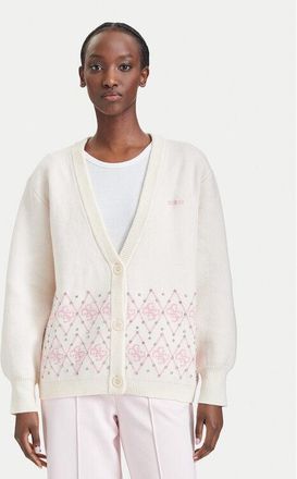 Guess Strickjacke V6BR17 Z2279 Creme Regular Fit