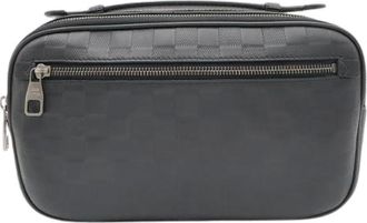 Louis Vuitton Pre-owned Sac Bandouli&egrave;re Damier Infini - Femme - Pre-owned - Noir - Taille: ONE Size