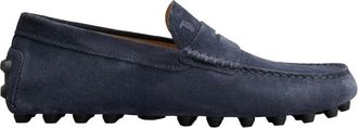 Tod's Homme, Chaussures, Bleu, Taille: 43 EU Gommino Macro 52K Loafer