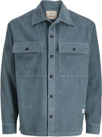 Jack & Jones Jprbluwill Corduroy L/S Overshirt, Goblin Blue, XL Hommes