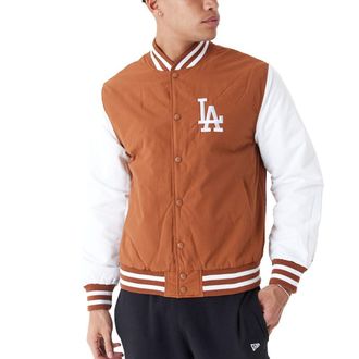 New Era College Bomber Jacke - Backprint LA Dodgers - L