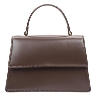 Estro & Luminara Femme, Sacs, Brun, Taille: ONE Size Petit sac &agrave; main en cuir