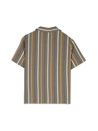 Aspesi Short-Sleeve Viscose Shirt - Green