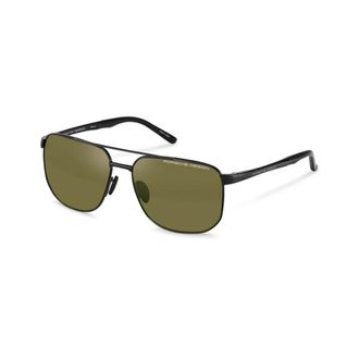 Porsche Design Eckige Sonnenbrille - - Accessories - Herren - Schwarzk - 60 MM