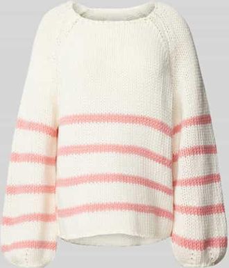 Juvia Oversized Wollpullover in Strick-Optik