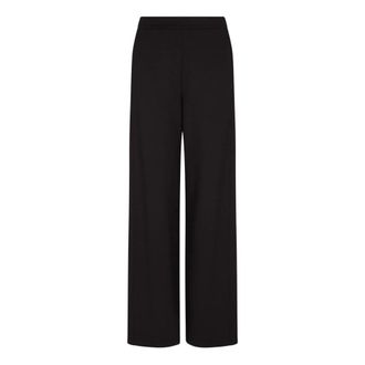 Emporio Armani Femme, Pantalons, Noir, Taille: 40 FR Pantalon &agrave; jambes larges