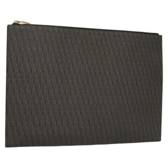 Saint Laurent Pre-owned Leder clutches - - Pre-owned - Damen - Braun - ONE SIZE