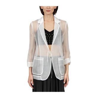 Forte_Forte My Jacket - - Jackets - Damen - Wei&szlig; - M