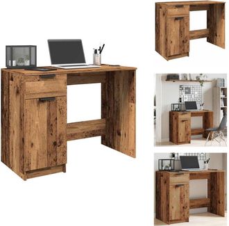 vidaXL Vidaxl - Bureau vieux bois 100x50x75 cm bois ding&eacute;nierie - Bureau - Bureaux - Bureau Dordinateur - Table Dordinateur