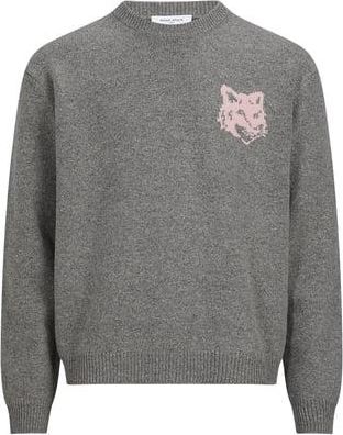 Maison Kitsun&eacute; Pull droite en laine m&eacute;rinos