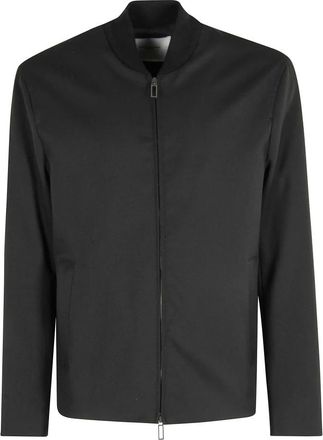 Paolo Pecora Homme, Vestes, Noir, Taille: S Giubbotto Tessuto