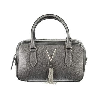 Valentino Pebble Grain VLock Satchel - - Bags - Damen - Grau - ONE SIZE