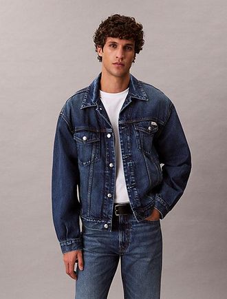 Calvin Klein Veste trucker en jean 90s