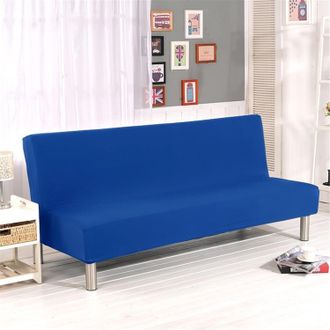Generic Einfarbig Sofabett&uuml;berzug Polyester Spandex Stretch Futon Schutzh&uuml;lle Protector Elastisch Vollklappbar Couch Sofa Shield Klappcouch Ohne Armlehnen Ant