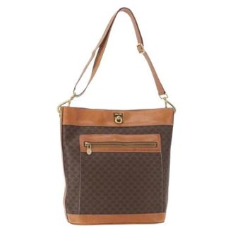 Celine Sac Seau en Plastique Pre-owned - Femme - Pre-owned - Brun - Taille: ONE Size