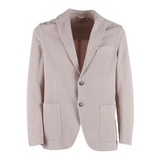 Circolo 1901 Oxford Blazer - - Jackets - Herren - Beige - M