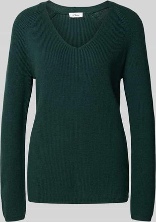 s.Oliver Red Label Regular Fit Strickpullover aus Baumwoll-Mix