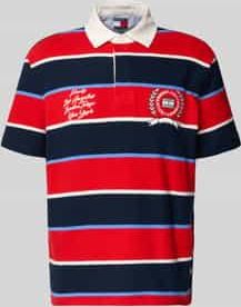 Tommy Jeans Regular Fit Poloshirt aus reiner Baumwolle